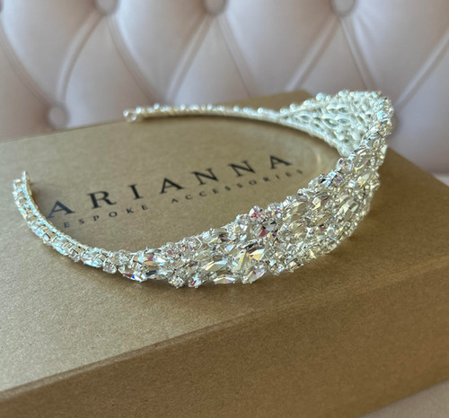 ARP761 | Darling Diamante Tiara | May & Grace Bridal