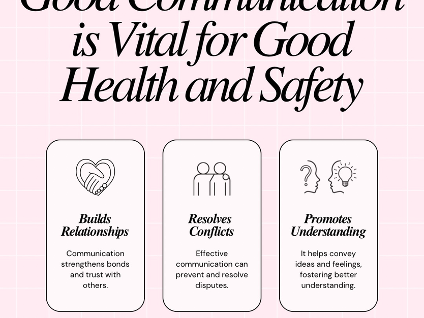 Good communication is good for health and safety