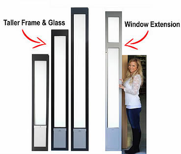 Patio Pet Door Inserts for Sliding Doors, Fully Lockable,Fast Delivery