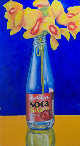 SOCA SAUCE - Original Oil Painting | YellowButterfly