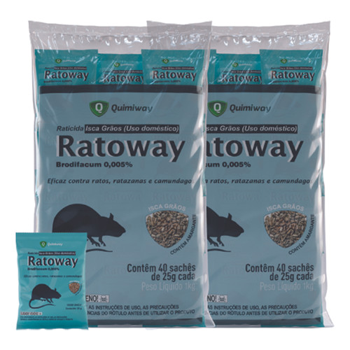 RATICIDA RATOWAY GIRASSOL SACHE 25G | Toca Da Raposa