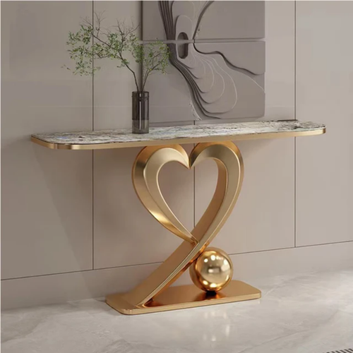 Ella marble top console table | awahome