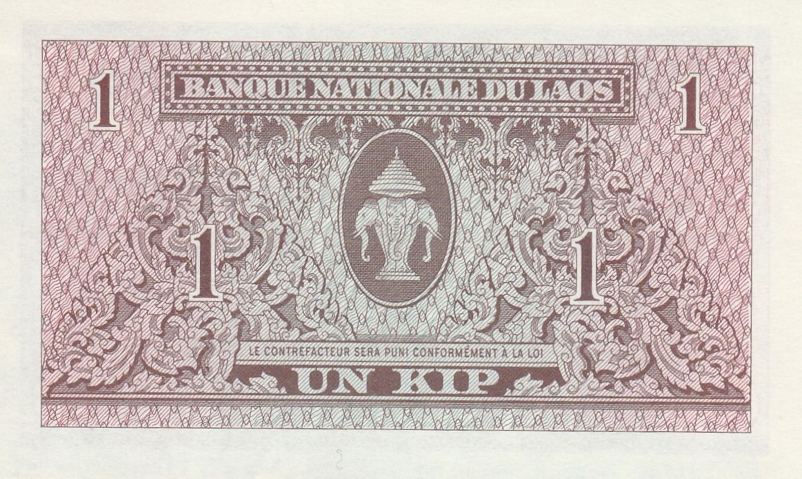 Notes Of the Royal Kip, The Deva: 1 Kip (Kingdom Of Laos, 1962)-Article