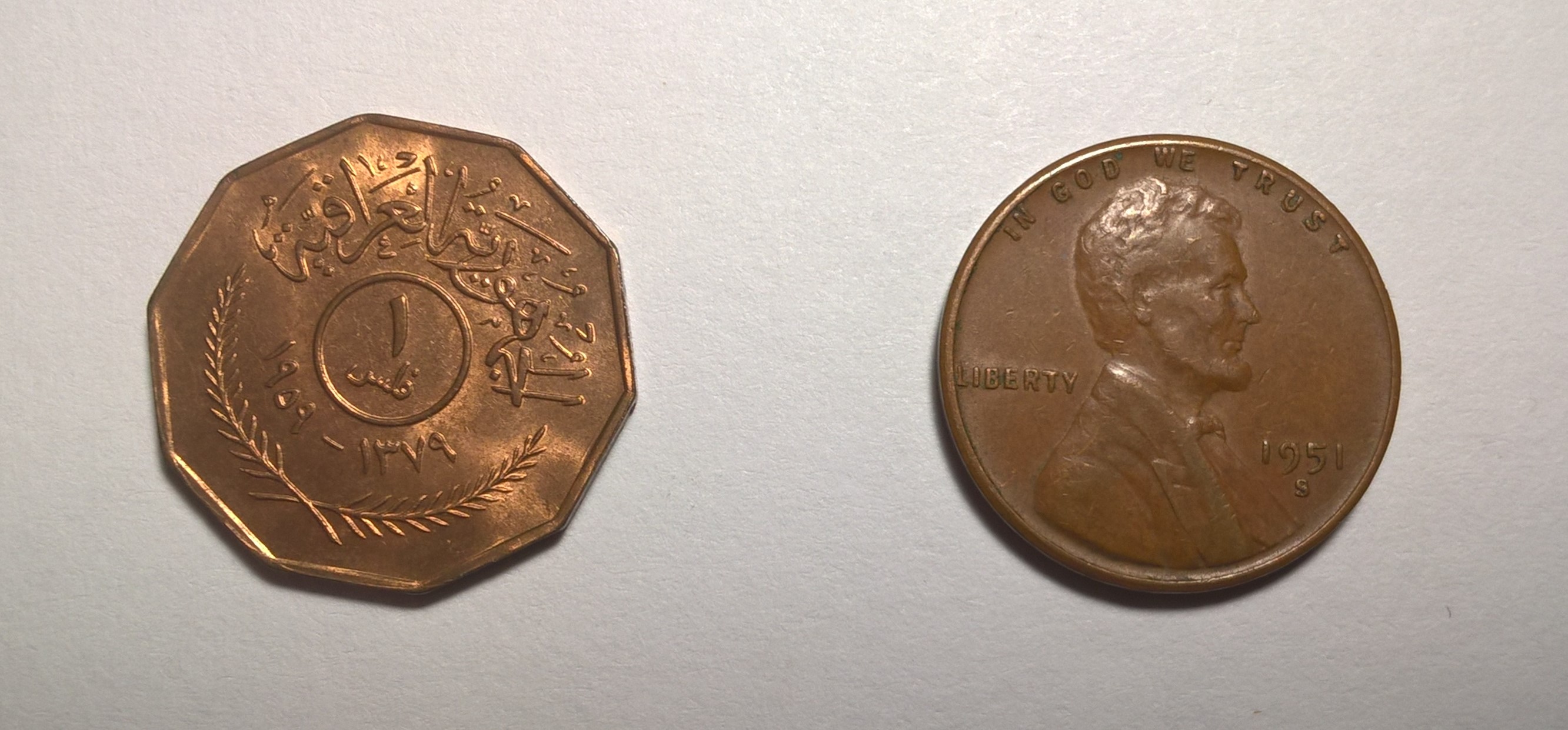 Iraq And The Sun Of Hammurabi: 1 Fils (Iraq, 1959)-Article