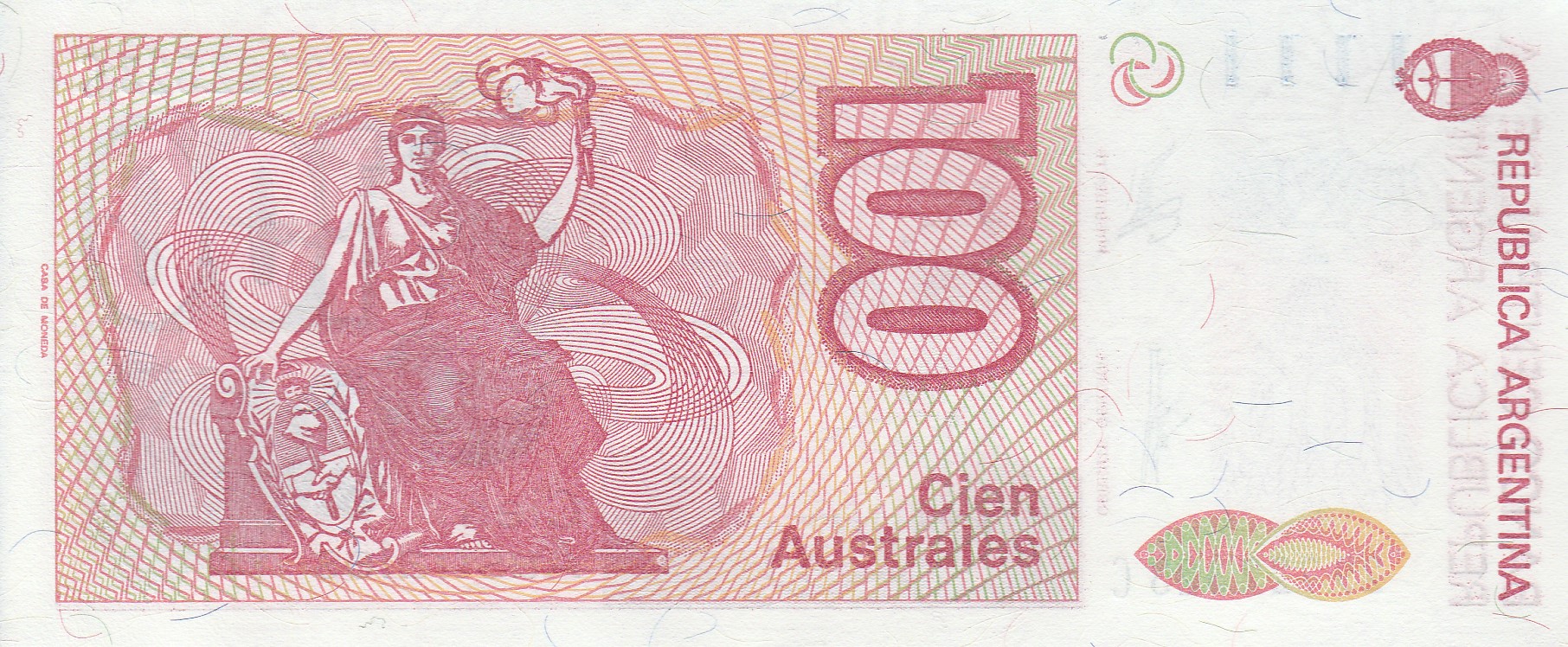Argentine Austerity, The Founding President: 1 Austral (Argentina, 1985 ...