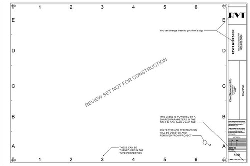 Revit Title Block _ Arch D Sheet _ 36"x 24" | Revit Workshop
