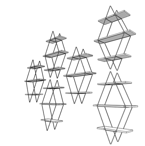 Wire Triangle Wall Art | Revit Workshop