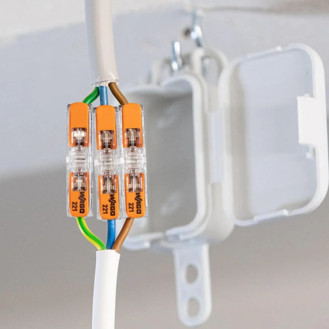 Conector Empalme Wago 2 Polos 600V 32A x 60 UND | 221-2411