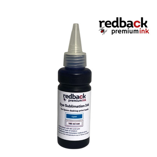 premium sublimation ink CYMK 100ml for desktop printers | Redback ...