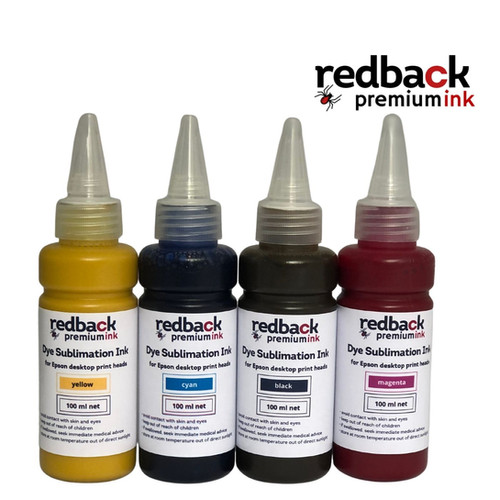premium sublimation ink 4 pack CYMK 100ml for desktop printers ...