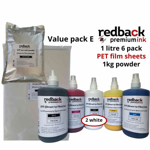 DTF Value Pack E | Redback Premium Ink