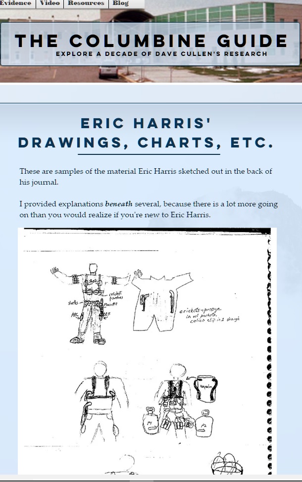 Eric Harris drawings & Nazi essay added to Columbine Guide | Dave ...