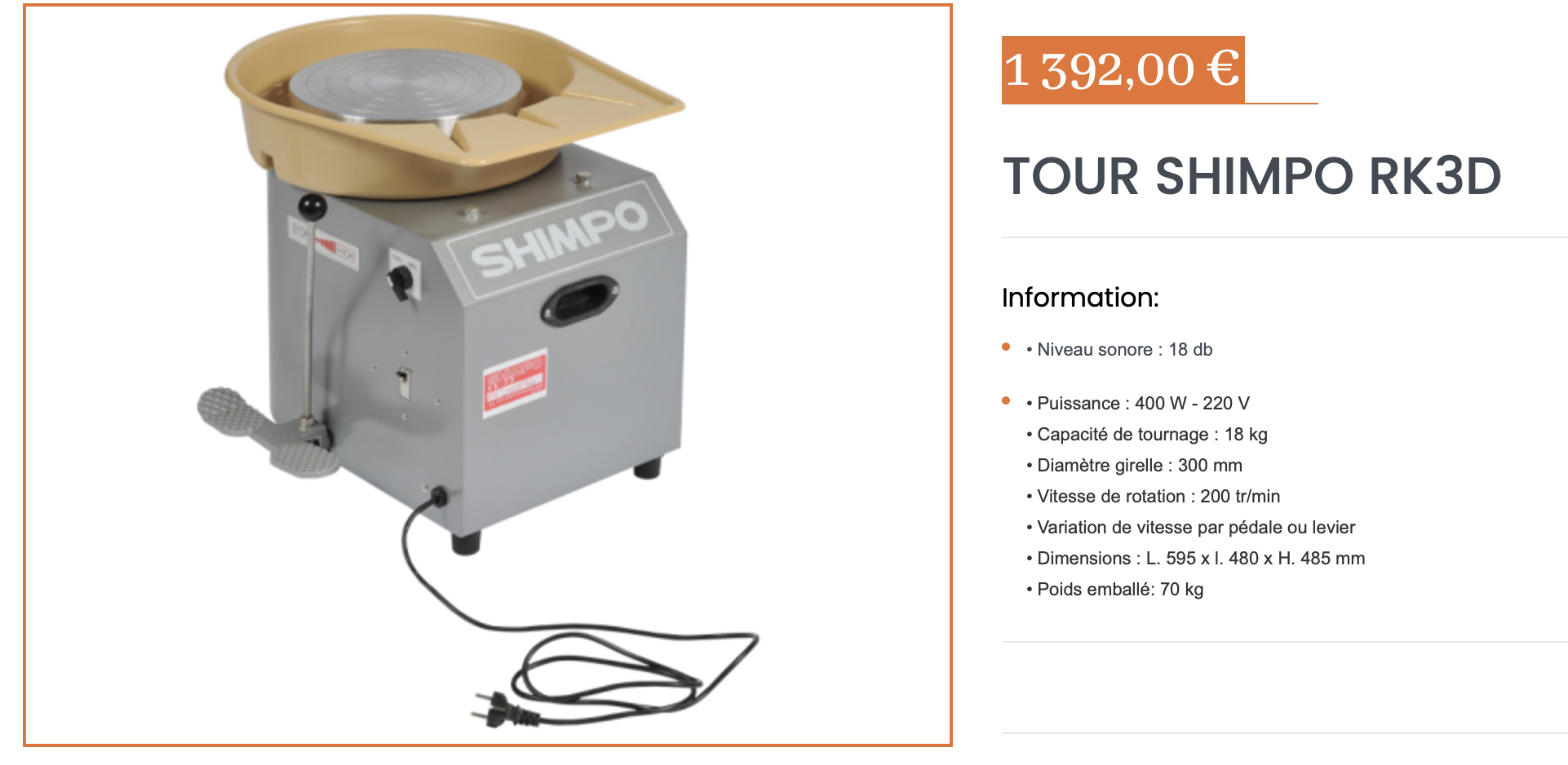 choisir son premier tour de potier