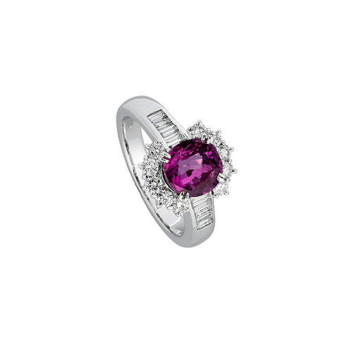 Seraphina Burmese Pink Sapphire Ring | HSENA