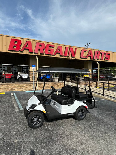 2025 Yamaha Gas 2+2 Pearl White | Bargain Carts