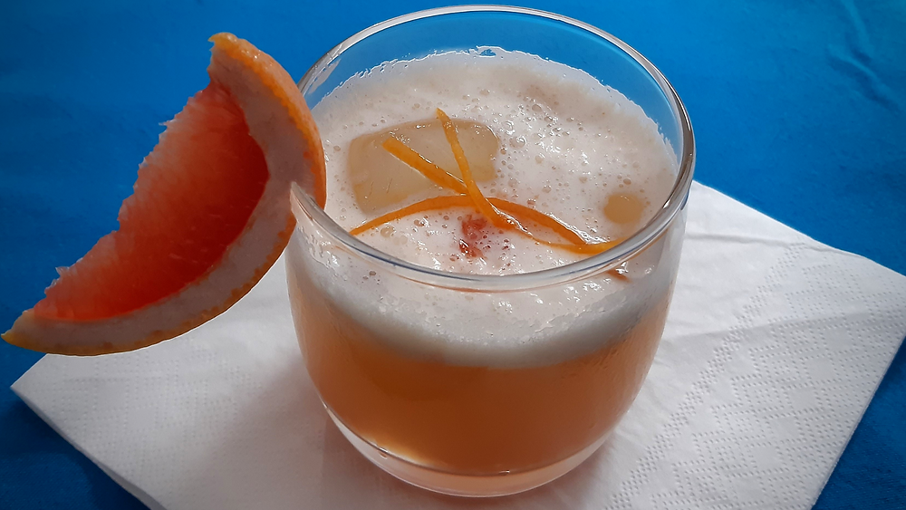 Ruby Grapefruit Whiskey Sour