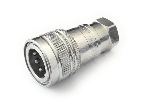 ISO A Female Coupler with 3/8" BSP Thread | Delta-P.co.uk