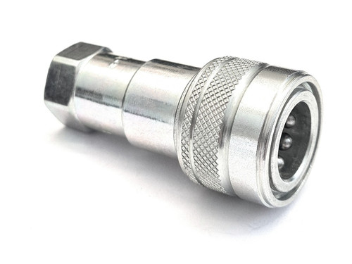 ISO B Female Coupler with 1/4" BSP Thread | Delta-P.co.uk
