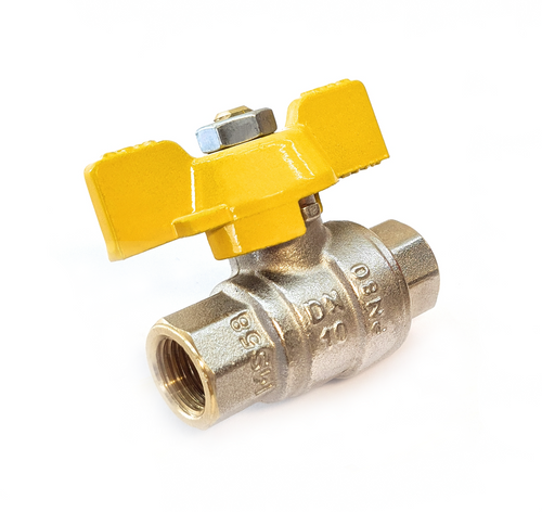 Female 1/4" BSP X Female 1/4" BSP Ball Valve | Delta-P.co.uk