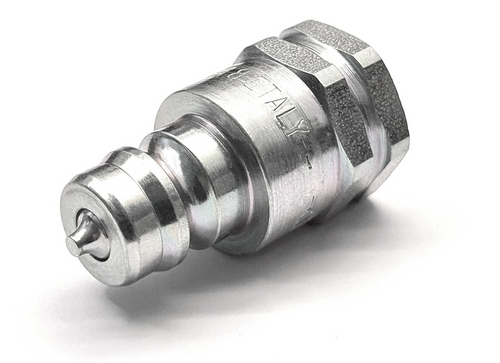 ISO A Male Coupler with 1/4" BSP Thread | Delta-P.co.uk