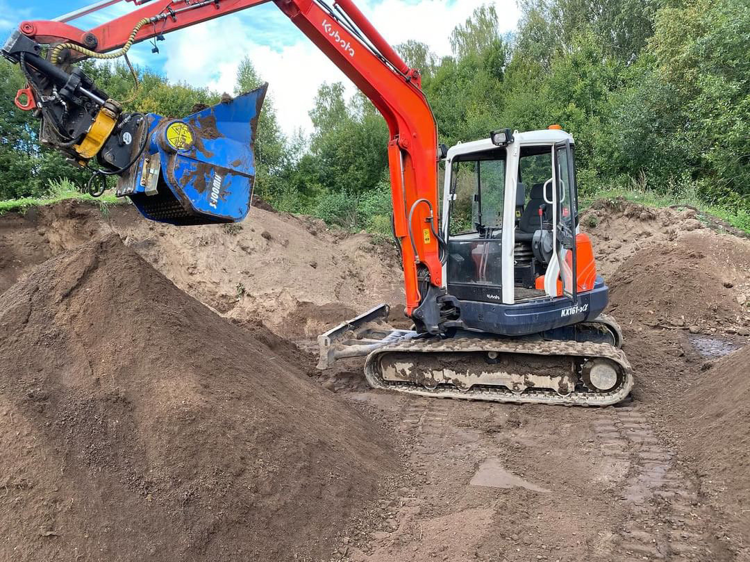 Gyru-Star 3-100MAX | Excavator Screening Bucket