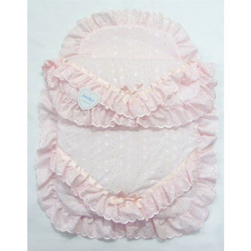 Kinder Pink Pram Cover Set | Mott & Gido