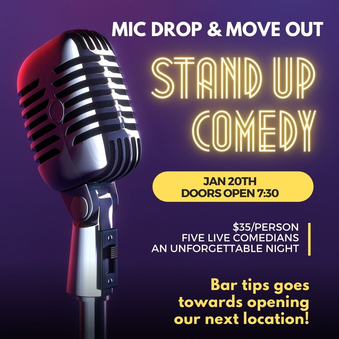 Mic Drop & Move Out Comedy Night | Pinkies Up
