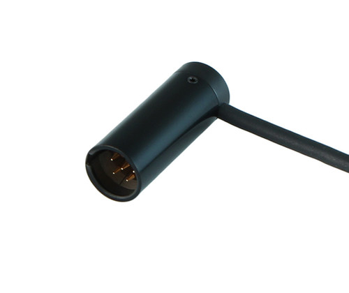 Low-Profile Right Angle 5-pin Male Mini XLR | Cable Techniques