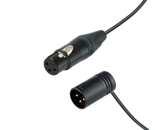 Female Straight to LoPro Male SLX Slim Microphone Cables | Cable Techniques