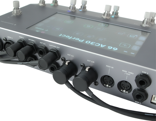 Low-Profile XLR-3F to Straight 1/4" TRS for Temple Audio / QUAD Cortex ...