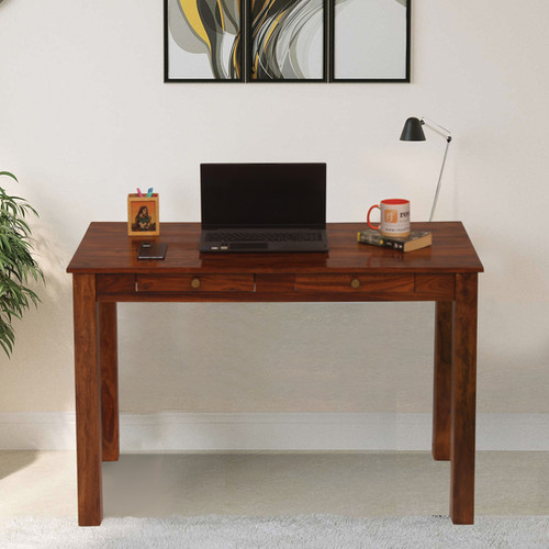 Royal Finish Two Drawer Elite Study Table in Funriture Sheesham | Royal ...