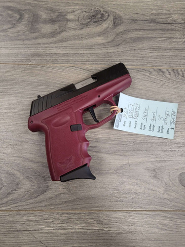 SCCY 9mm Semi Auto Handgun. DVG-1 DUO TONE Black/Maroon | G3 Firearms