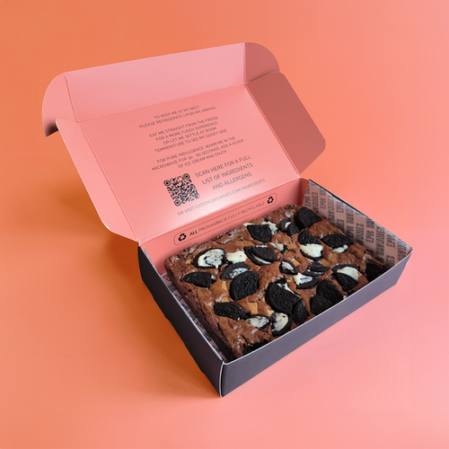 Epic Oreo Brownie Slab | Epic Brownies