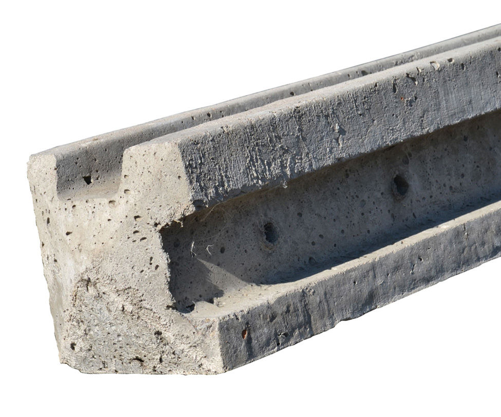 Slotted Concrete Corner Fence Post 2400mm | Melbros