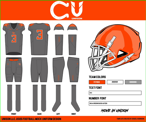 Coolidge Sublimated Smoke Grey Football Uniform | UNISON Official Site