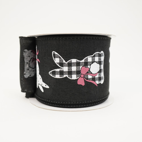 RIBBON 2.5X10YDS BUNNIES (4 COLORS) | Craftex