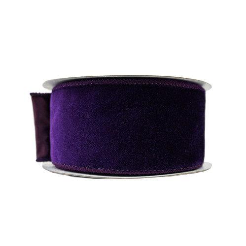 RIBBON DELUXE VELVET PURPLE (2 SIZES) | Craftex