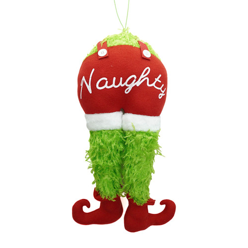 NAUGHTY ELF PANTS 18IN RED AND GREEN | Craftex