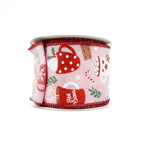 RIBBON 2.5X10YDS HOT COCOA PINK | Craftex