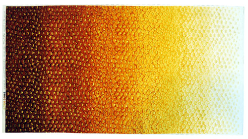 Panel - 23" x 43 1/2" Gradation from Dark Brown/Gold/Yellow/White ...