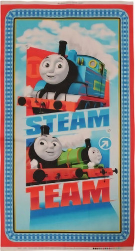 Panel - Train 24" x 44" | Quilted Glo