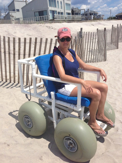 PVC Beach Wheelchair: Durable and Comfortable Design