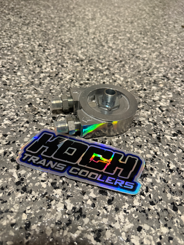 GM 3400/3100 oil cooler adapter | Koch weld & fab