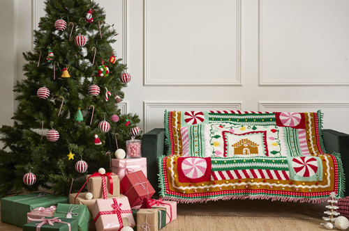 Sirdar Christmas Gingerbread Crochet Along Blanket Kit - CAL | Miss ...