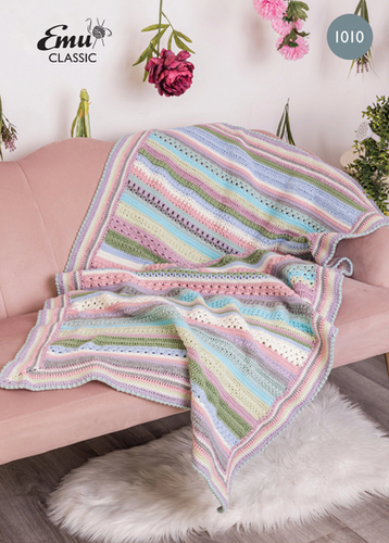 1010 - EMU Crochet Pattern - The Forget Me Not Crochet Blanket - Double ...