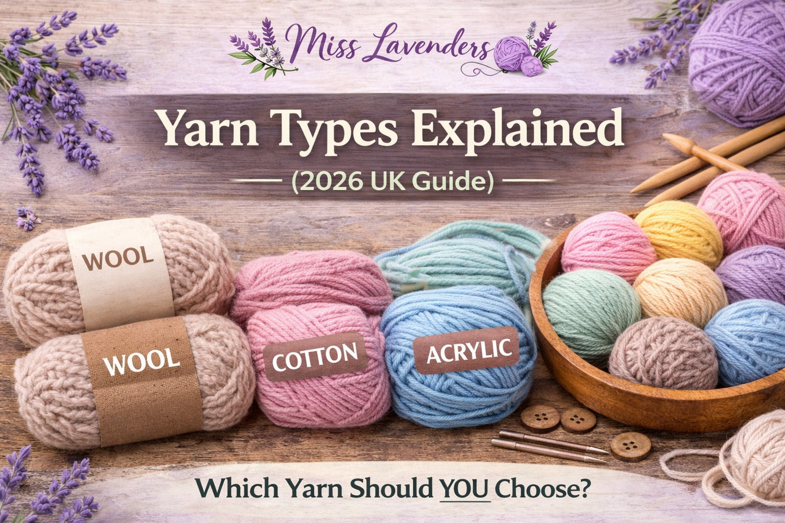 The Ultimate Guide to Yarn Types (2026 UK Guide for Knitting & Crochet)