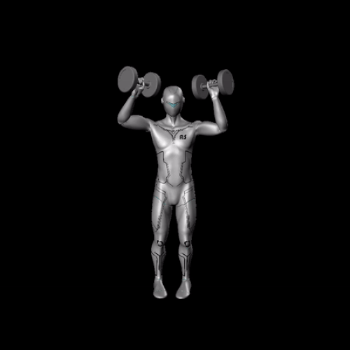 Dumbbell Thruster Animation Library | Animation LibraryAnimation Library