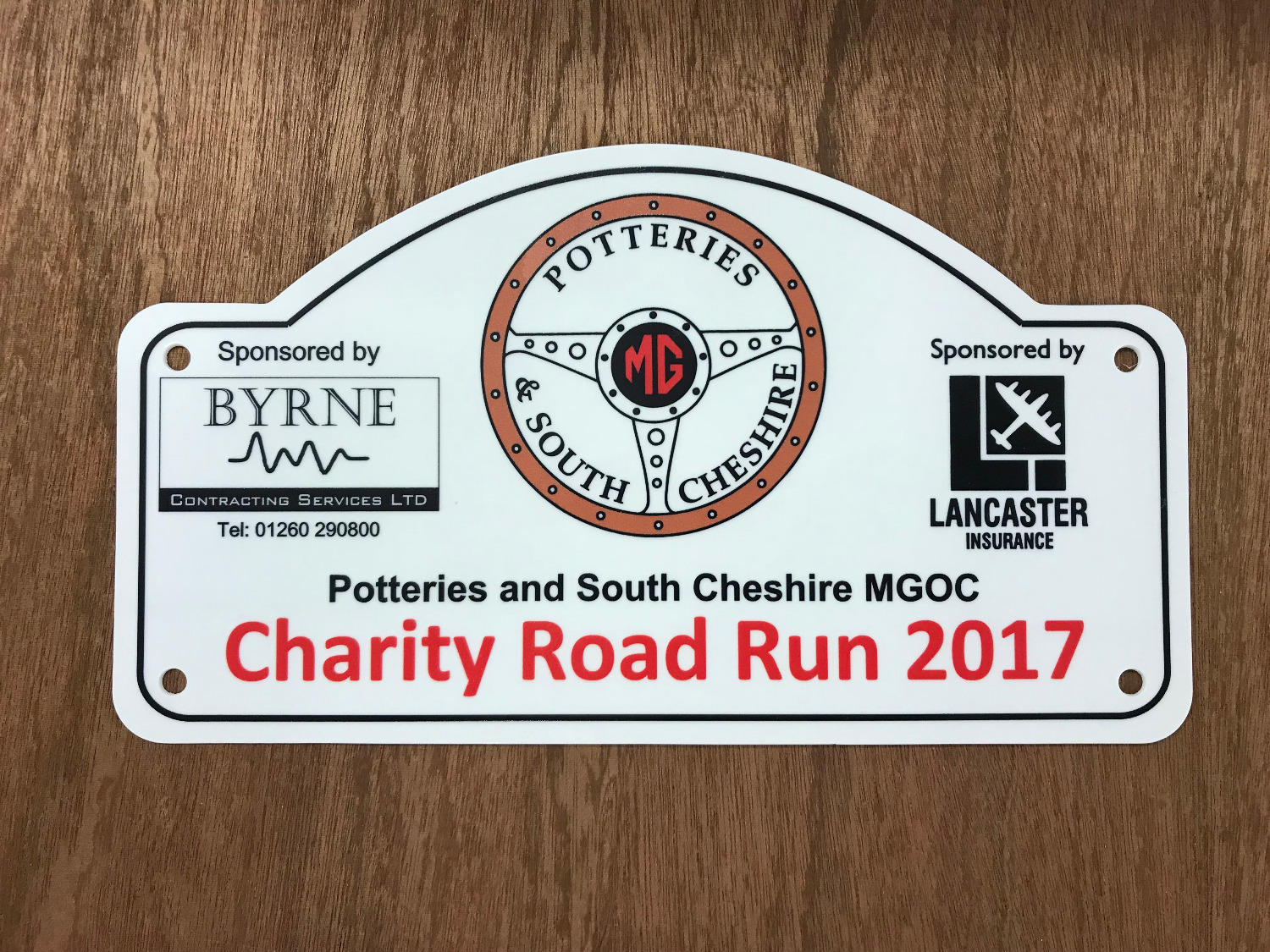 Car Rally Plaque | Order Here | Fast Delivery
