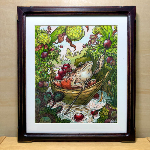 Bogman the Frogman: Original Painting | Emily Poole Art