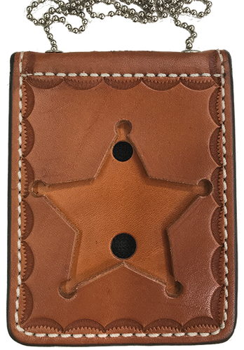 BADGE/ID - NECK - Custom made from top quality Wickett & Craig Leather ...